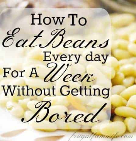How To Eat Beans Without Getting Bored | Frugal Farm Wife