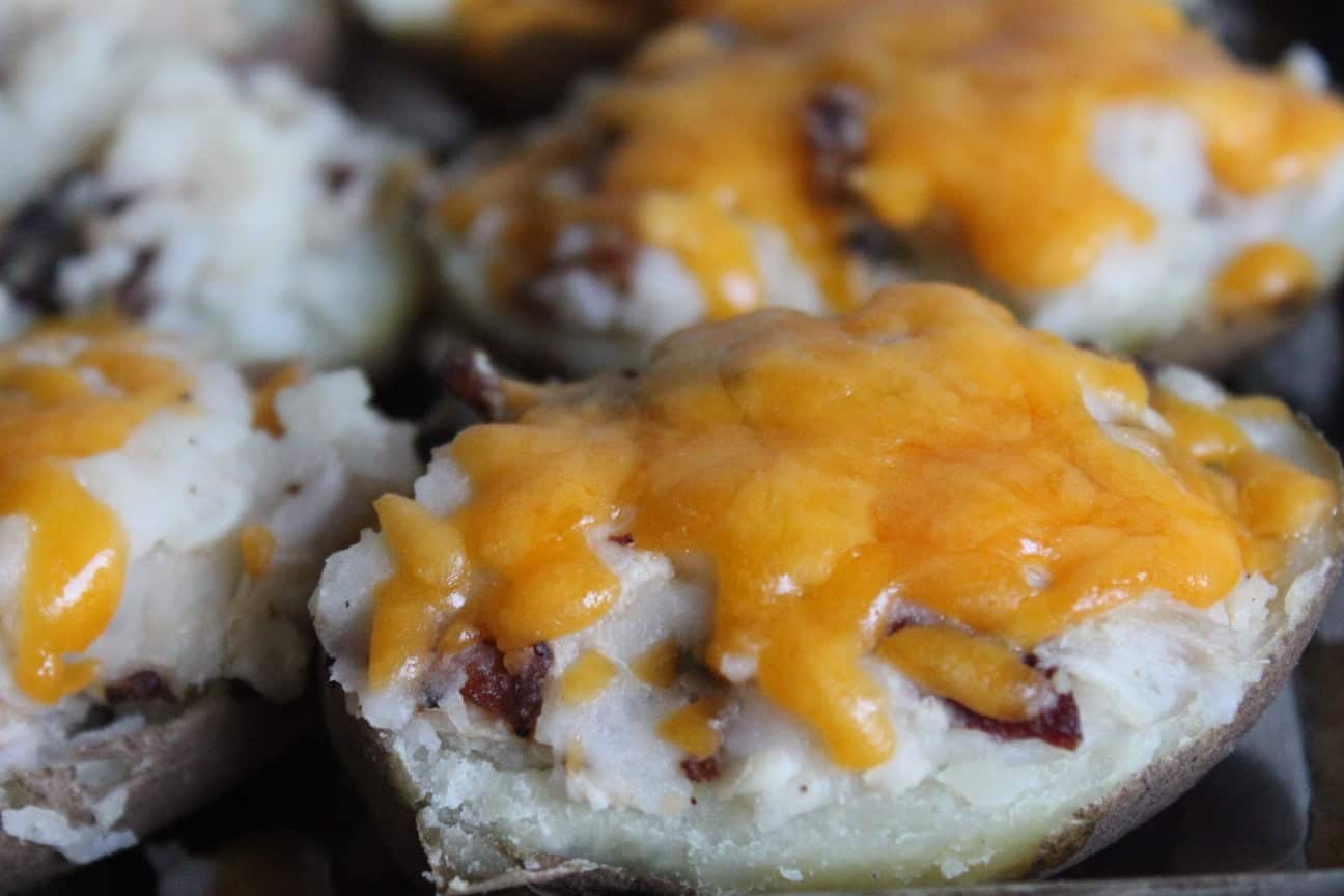 Chicken, Bacon, Ranch Twice Baked Potatoes | Frugal Farm Wife