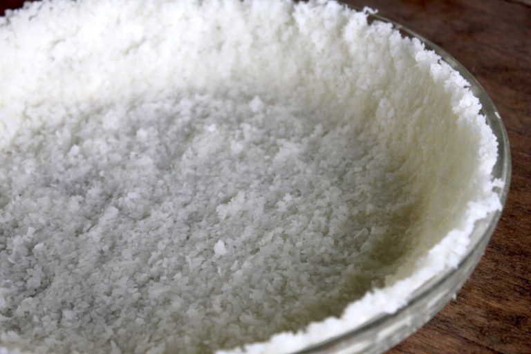 Coconut Pie Crust - With Shredded Coconut | Frugal Farm Wife