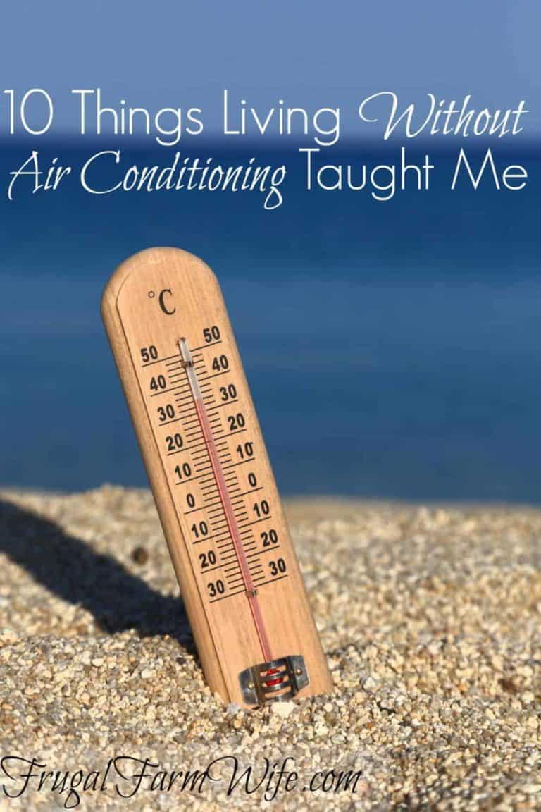 10 Things I Learned From Living Without Air Conditioning | Frugal Farm Wife