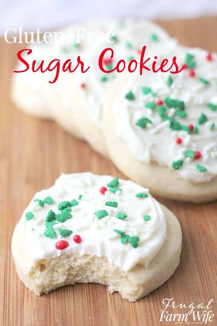 Soft Gluten-Free Sugar Cookies | The Frugal Farm Wife