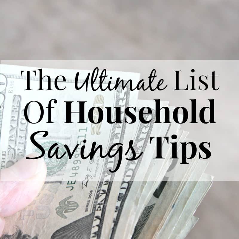 Ultimate List Of Household Money-Saving Tips | The Frugal Farm Wife