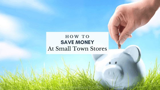 How To Save Money At Small Town Stores | Frugal Farm Wife
