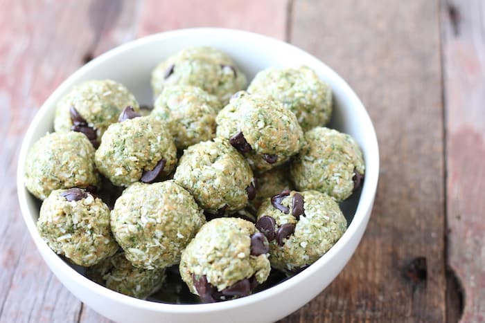 No-Bake Green Power Bites | Frugal Farm Wife