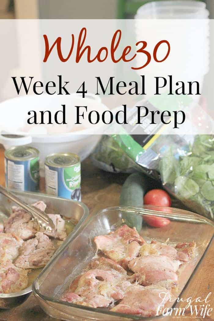 Whole30 Week 2 Menu Plan And Shopping List | The Frugal Farm Wife