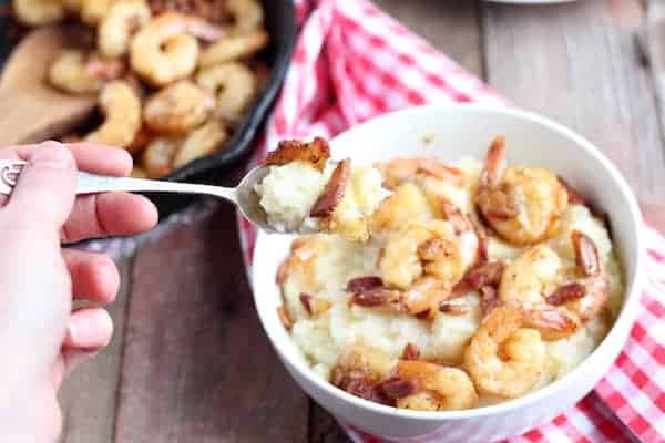 Low-Carb Shrimp And Grits Recipe | Frugal Farm Wife