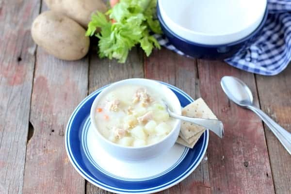 Easy Clam Chowder Recipe | Frugal Farm Wife