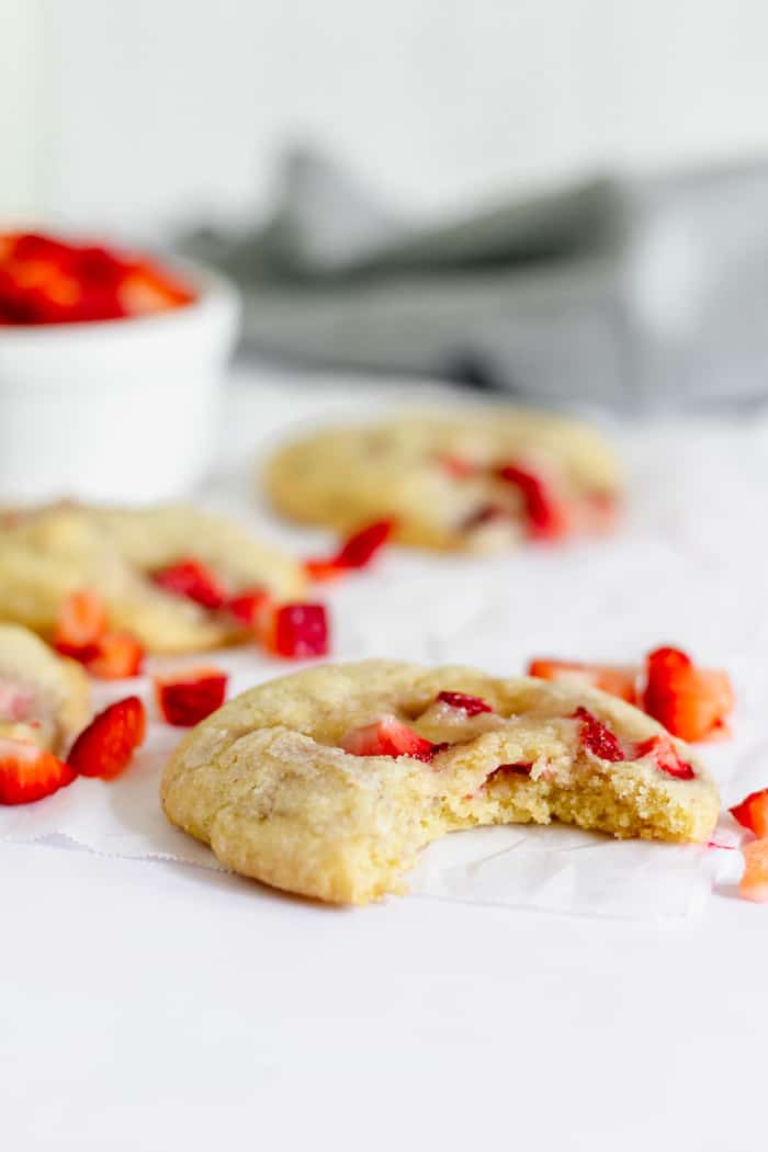 Delicious Strawberry Chunk Cookie Recipe | Frugal Farm Wife
