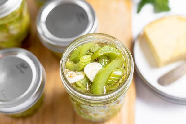 Pickled Celery - The Frugal Farm Wife